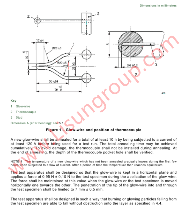IEC60695 Glow-wire Test