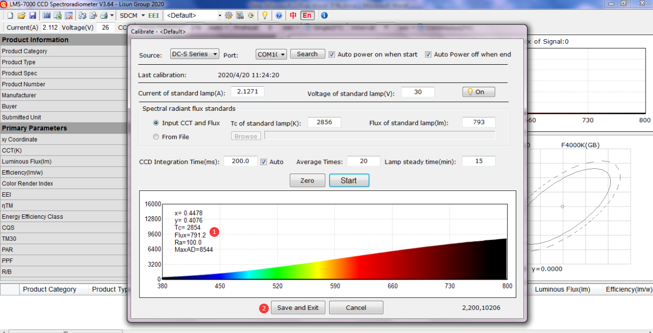 LISUN LPCE-3 CCD Spectroradiometer Integrating Sphere Compact System ...