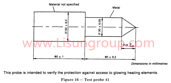 Test Probe Kit of IEC 61032 - LISUN