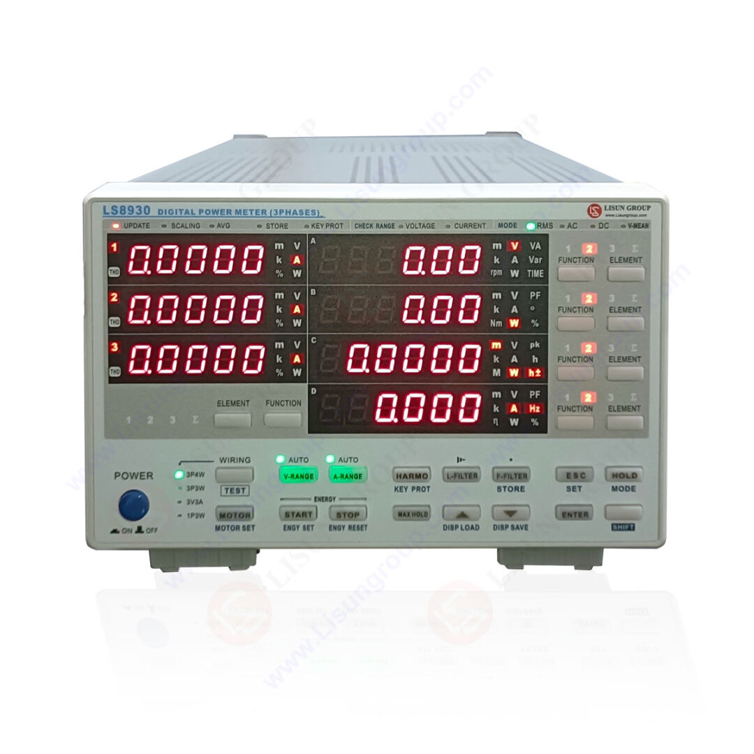 Digital 3-Phase Power Meter | Three-Phase Power Analyzer - LISUN